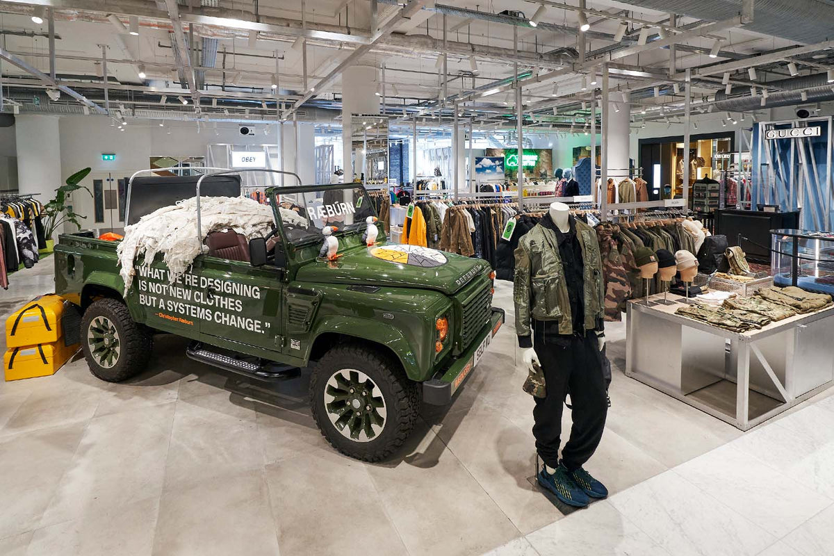 Selfridges Defender Pop-Up - RÆBURN