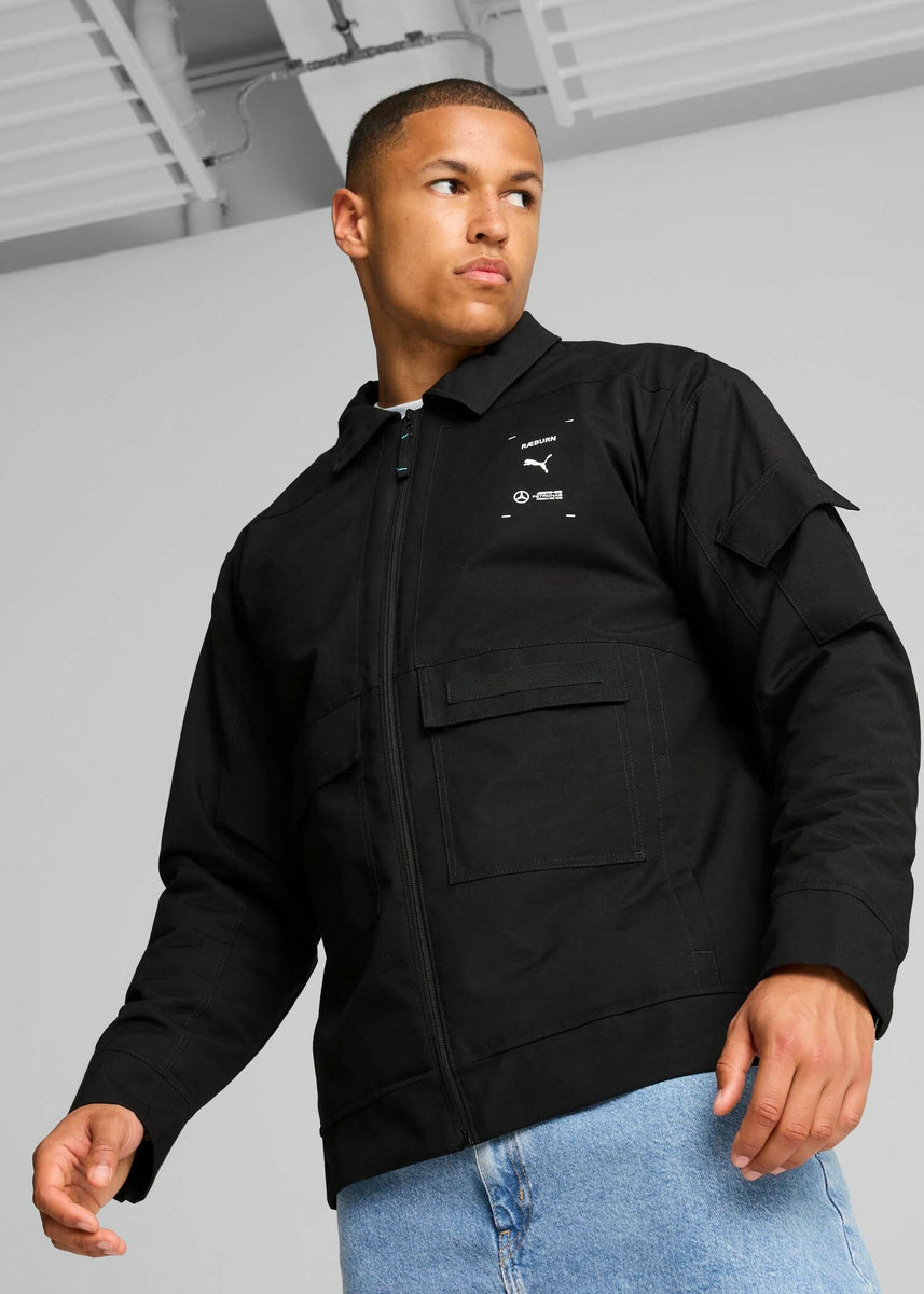 Mercedes-AMG F1 x PUMA x RÆBURN Coach Jacket PUMA Black