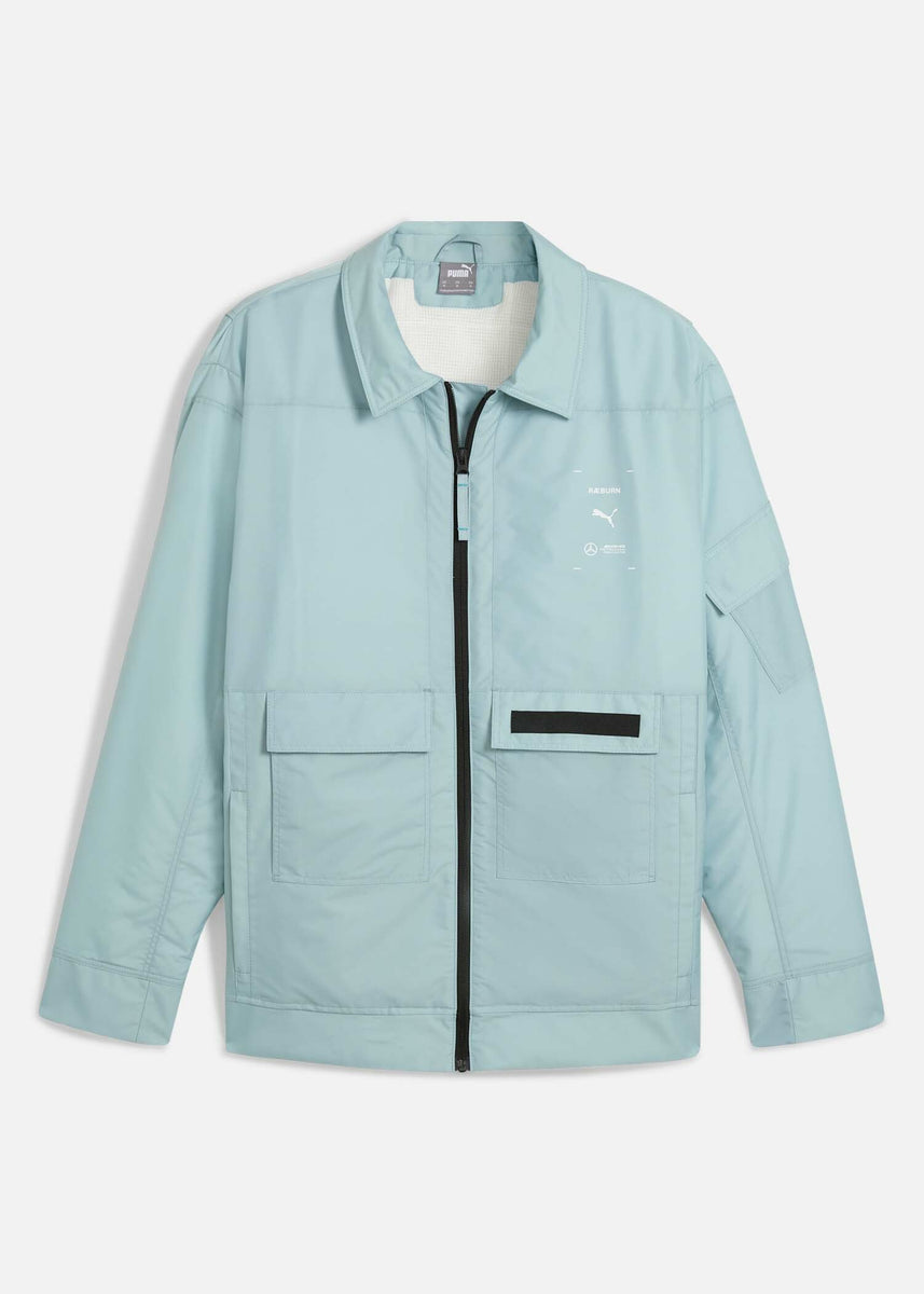 Mercedes-AMG F1 x PUMA x RÆBURN Coach Jacket Ice Flow
