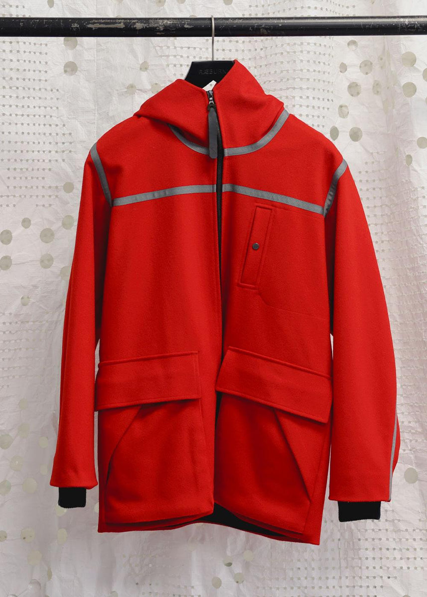 Wool Jacket Red – RÆBURN